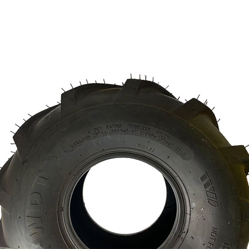 15x6.00-6 Super Lug Tire 4 Ply Tubeless R-1 Bar Lug for Lawn Snow Mud ...